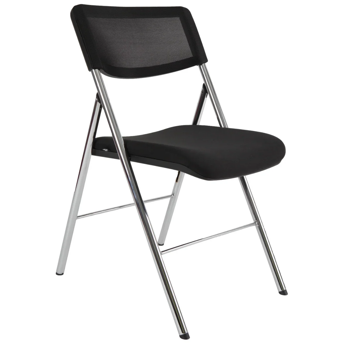 Alba Ergonomic Folding Chair – Mesh Back Office Chair with Steel Frame ...
