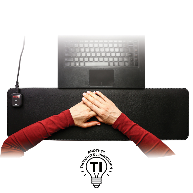 Heetz™ Small Heated Desk Pad – Victor® Technology