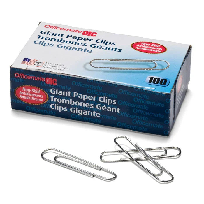 Officemate® Giant Non-Skid Paper Clips – Victor® Technology