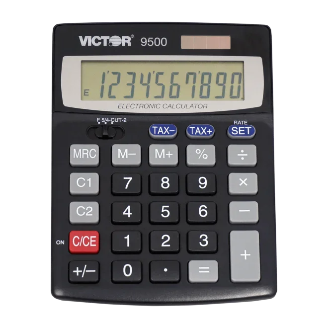 VICTOR® 10-Digit Tax & Currency Conversion Desktop Calculator – Eco-Fr ...