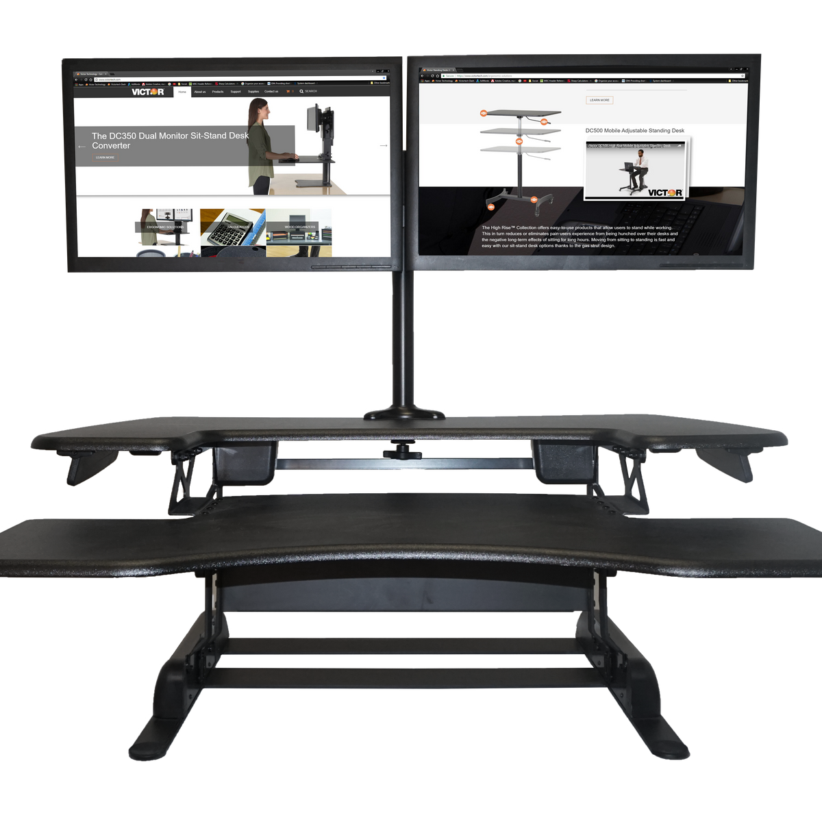 VICTOR® Monitor Mount with Single and Dual Arm Components – Victor ...