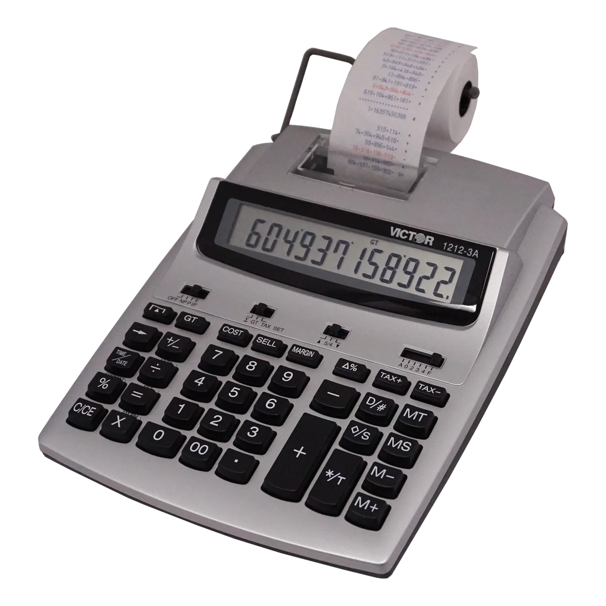 VICTOR® Silver 12-Digit Commercial Printing Calculator – Eco-Friendly ...